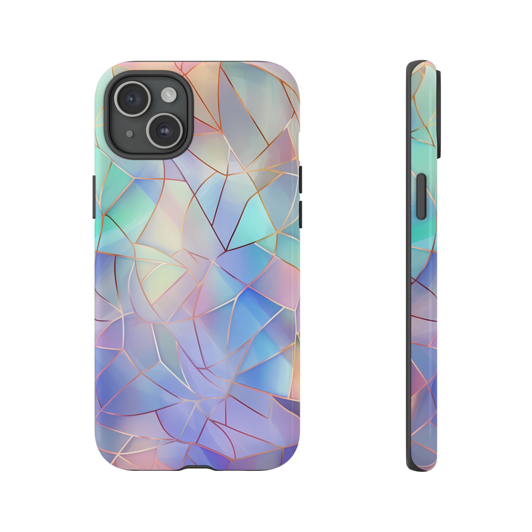 Eclectic Mosaic Phone Case Mermaidcore Pastel Soft Girl Aesthetic ...