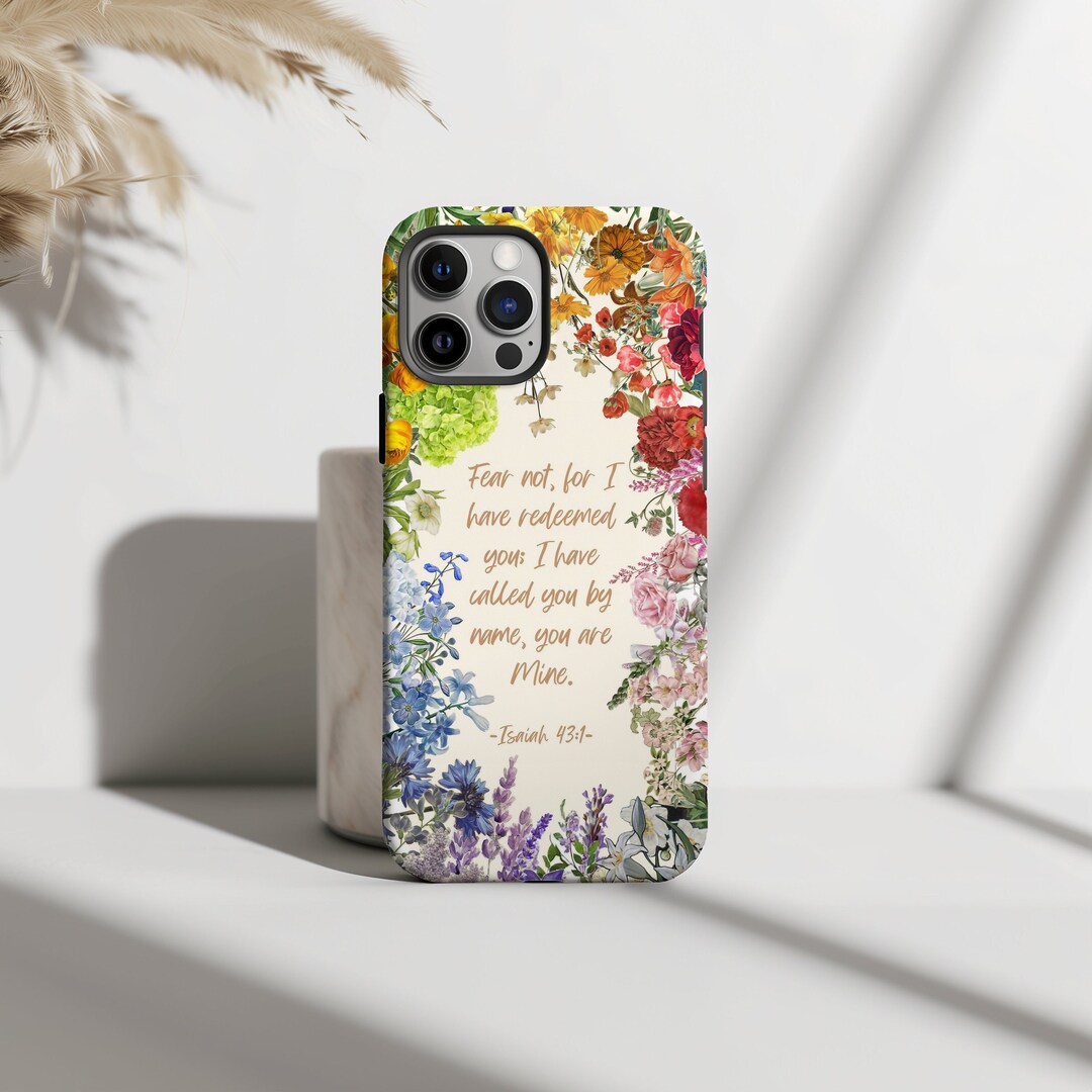Christian Phone Case, Bible Verse iPhone Tough Case, Inspirational ...