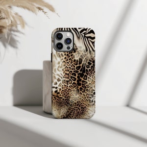 Leopard Print Phone Case Animal Print Phone Cover Leopard Y2K iPhone Case Trendy Samsung Case ...