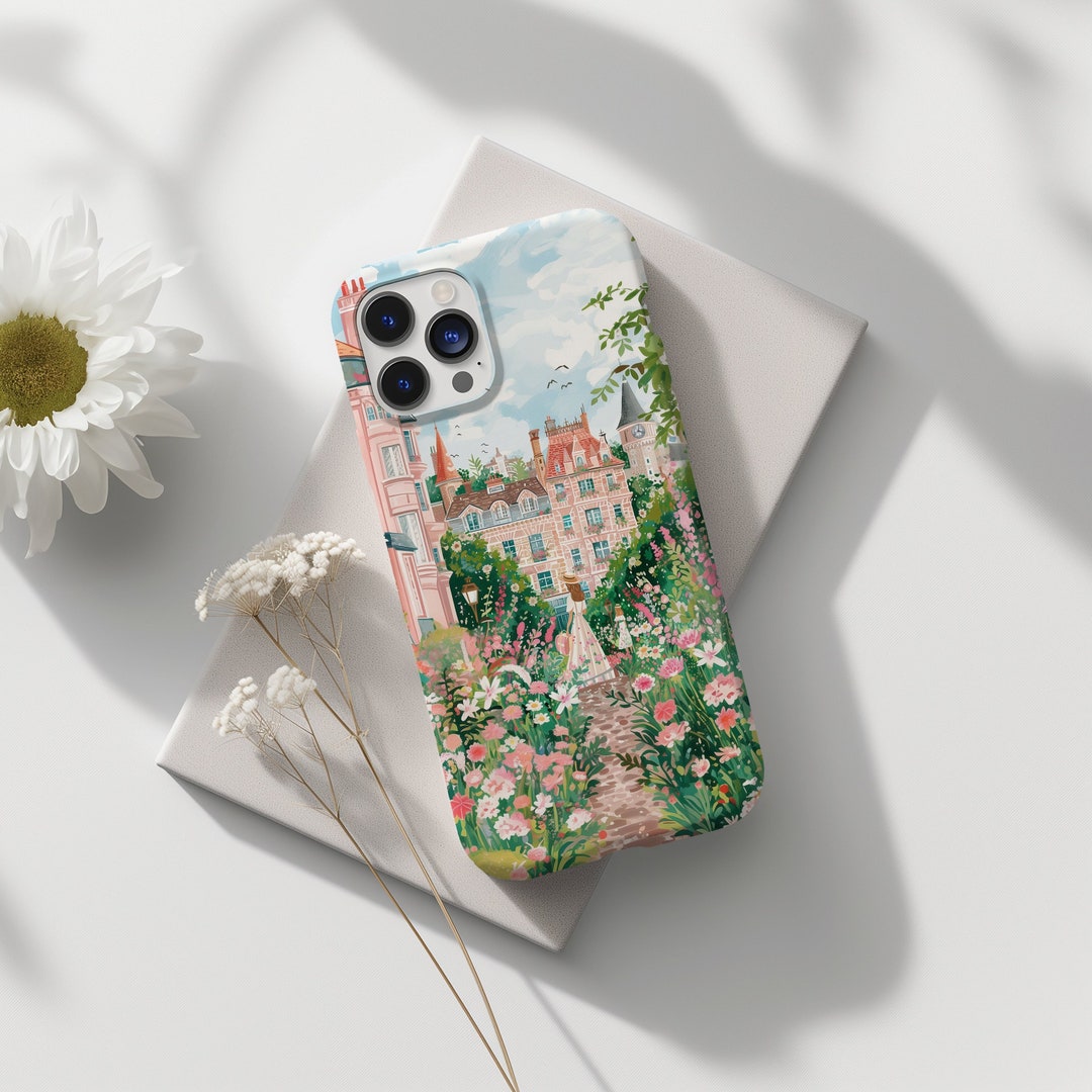 Vintage Cottage Garden Design Tough Phone Case, Artsy iPhone Cover ...