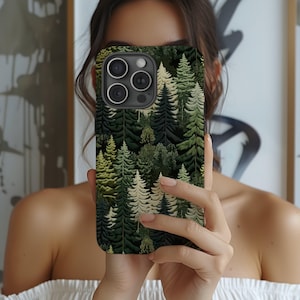 Custom Forest Phone Case Embroidered Granolagirl Nature Aesthetic ...