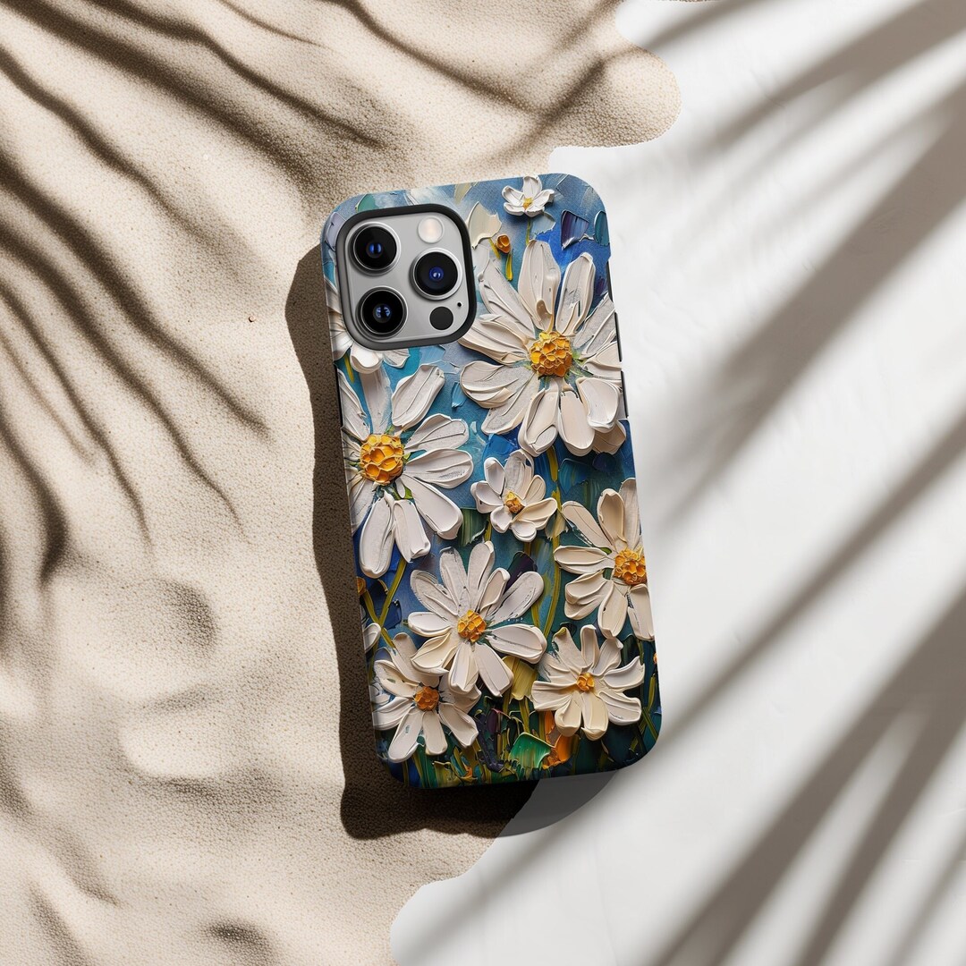 Summer Boho Daisy Phone Case, Soft Girl Collage Phone Case Preppy ...