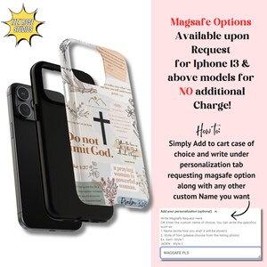 Bible Verse Phone Case, Christian Quote Collage Phone Case Religious ...