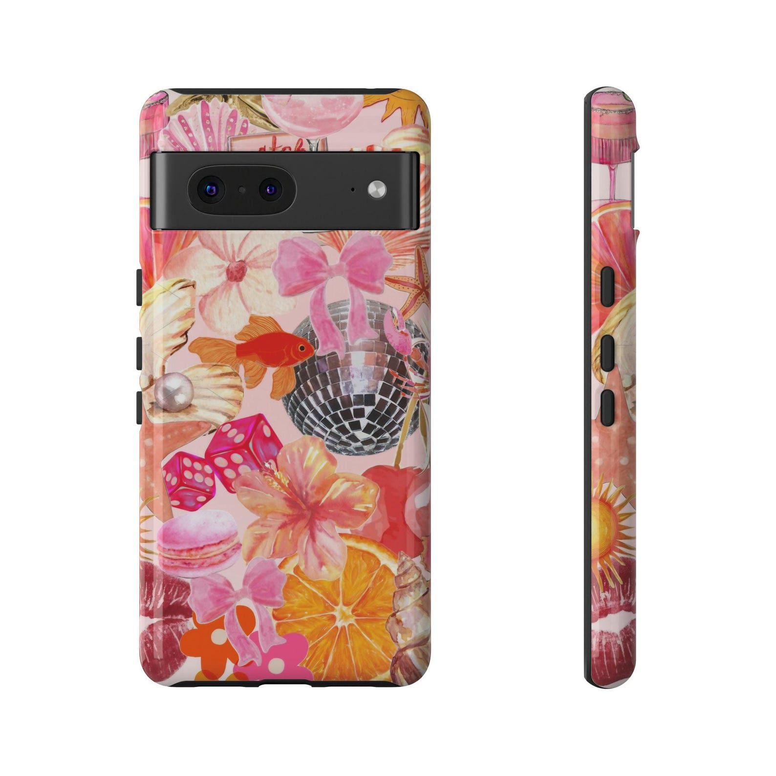 Personalized Coastal Coquette Phone Case Trendy Collage Custom ...