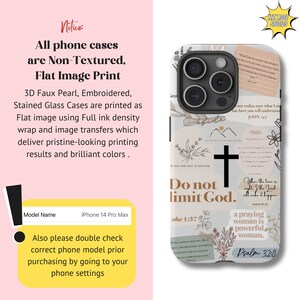 Bible Verse Phone Case, Christian Quote Collage Phone Case Religious ...