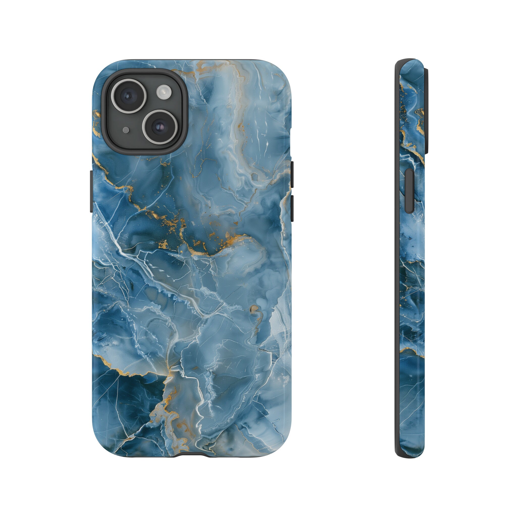 Vintage Blue Art Phone Case Ocean Inspired Mermaidcore Aesthetic iPhone ...