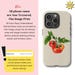 Tomato Phone Case, Tomato Painting Cute Case Garden Lover Custom Trendy ...