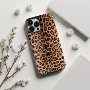 Leopard Print Phone Case Animal Print Phone Cover Leopard Y2K iPhone Case Trendy Case Wild ...