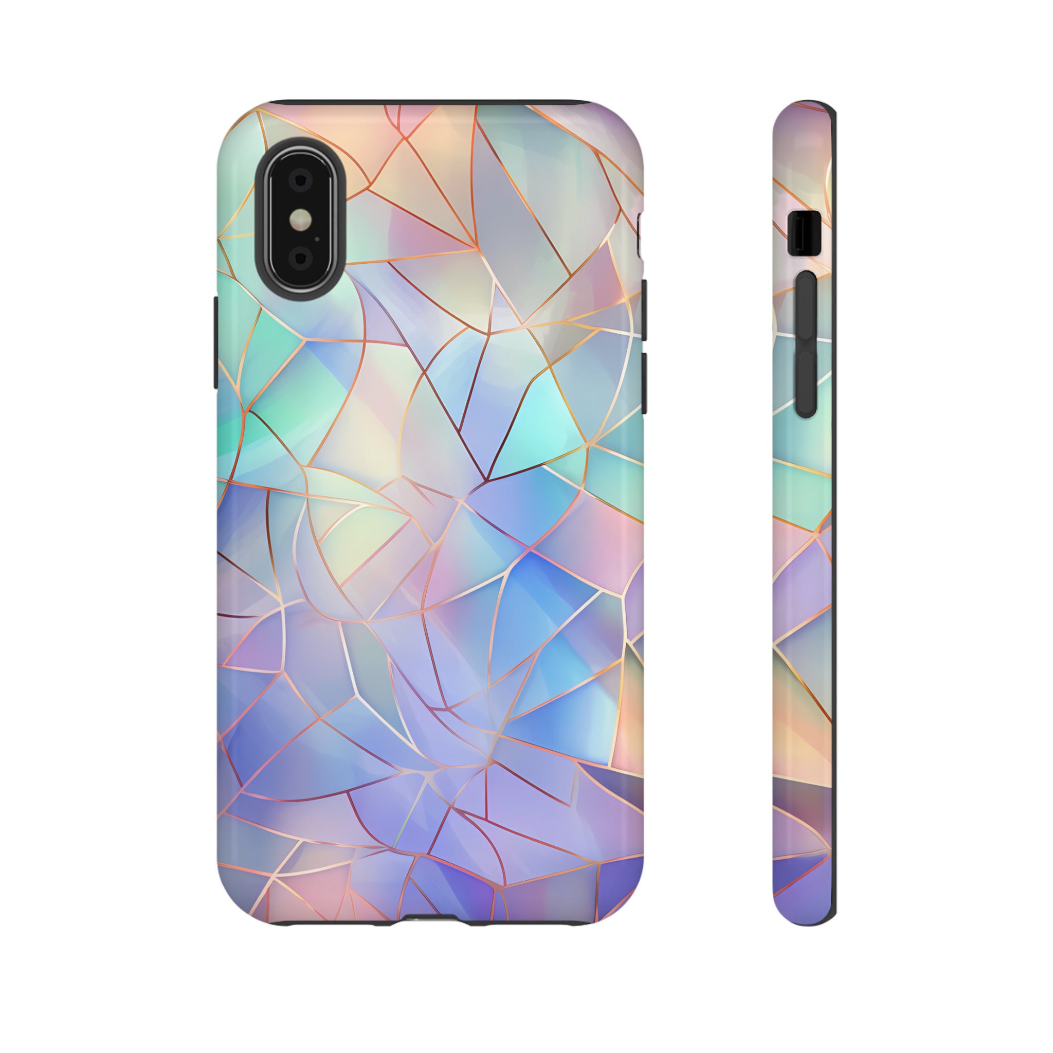 Eclectic Mosaic Phone Case Mermaidcore Pastel Soft Girl Aesthetic ...
