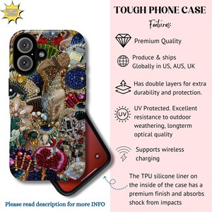 Vintage Mosaic Collage Phone Case Custom Mosaic Tiles Casing Collage ...