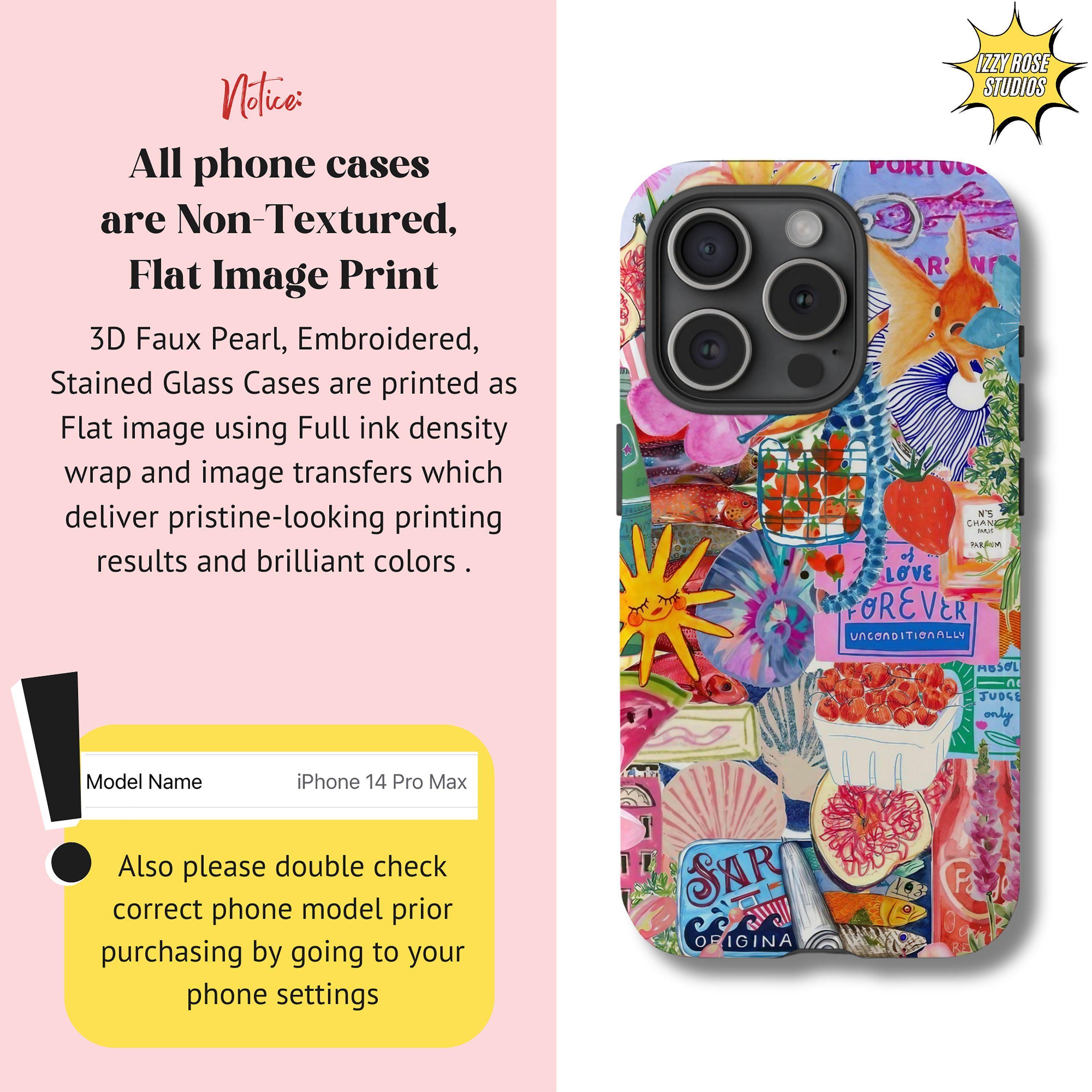 Vintage European Collage Phone Case Mediterranean Scrapbook Travel ...