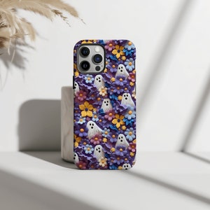 Custom Ghost Clay Style Phone Case Halloween Ghost Aesthetic iPhone 11 ...