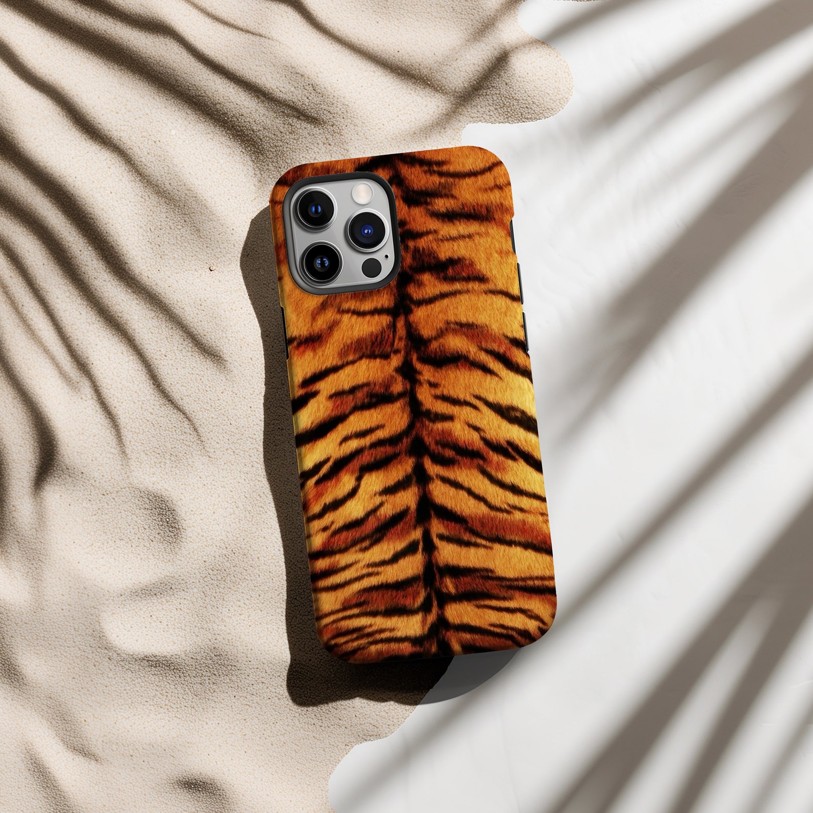 Tiger Stripe Fur Phone Case Tiger Print Cover Tiger Y2K iPhone Case ...