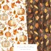 Watercolor Rustic Autumn Seamless Patterns, Neutral Fall Pattern JPEG ...