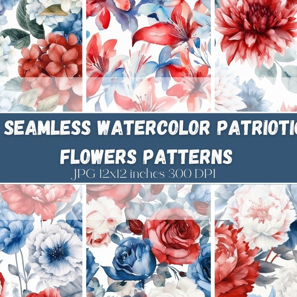 Patriotic Flowers - Etsy