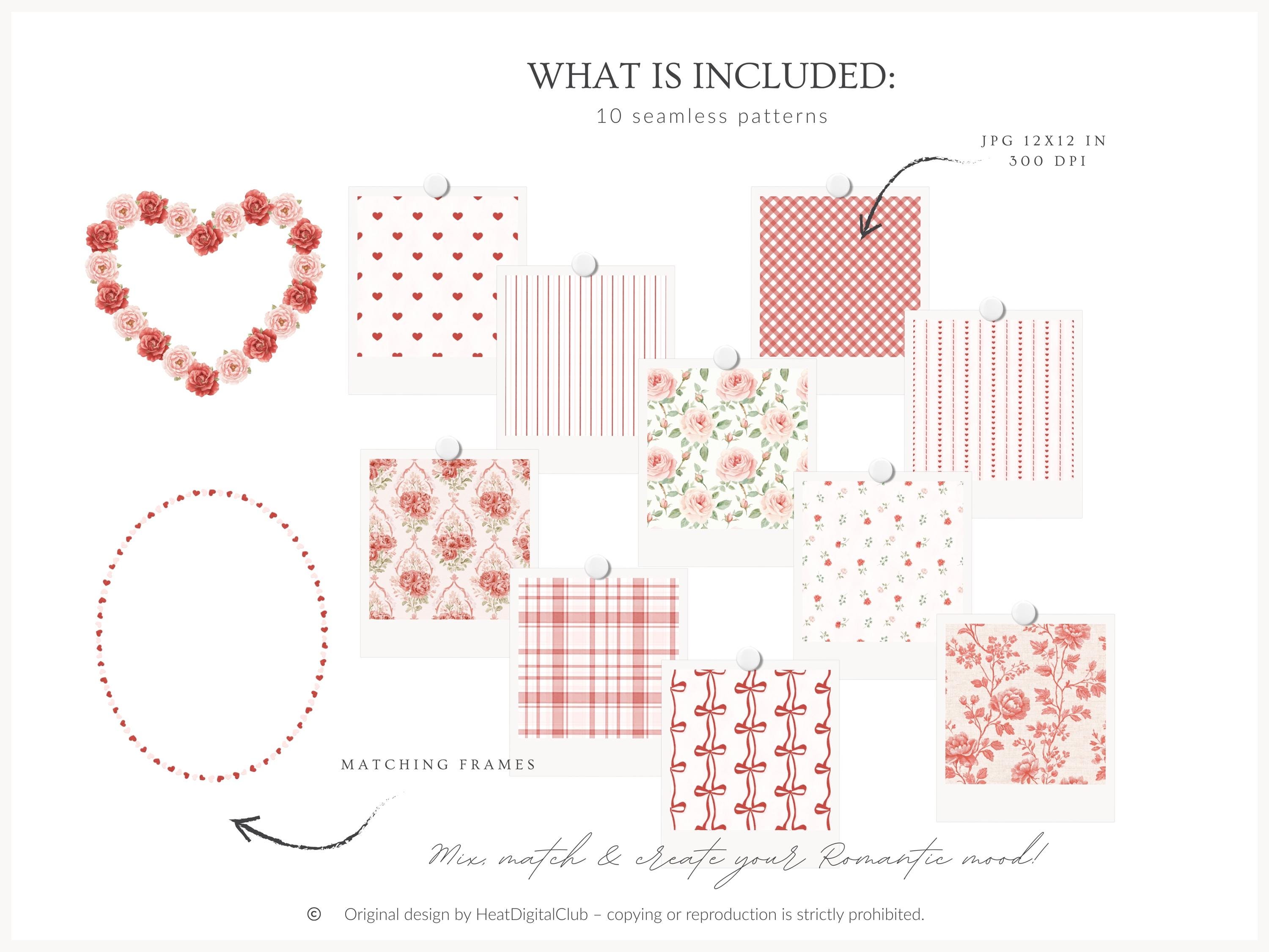 Watercolor Valentine’s Day Clipart, Romantic Atelier PNG, Cute Vintage ...