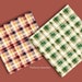Seamless Watercolor Fall Plaid Patterns, Checkered Textures Digital ...