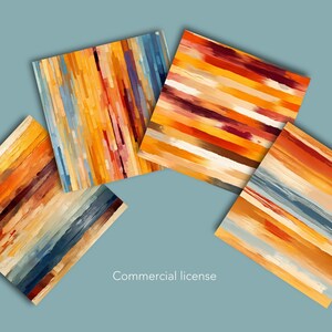 Seamless Oil Painted Stripes Fall Patterns, Autumn Tones Patterns ...
