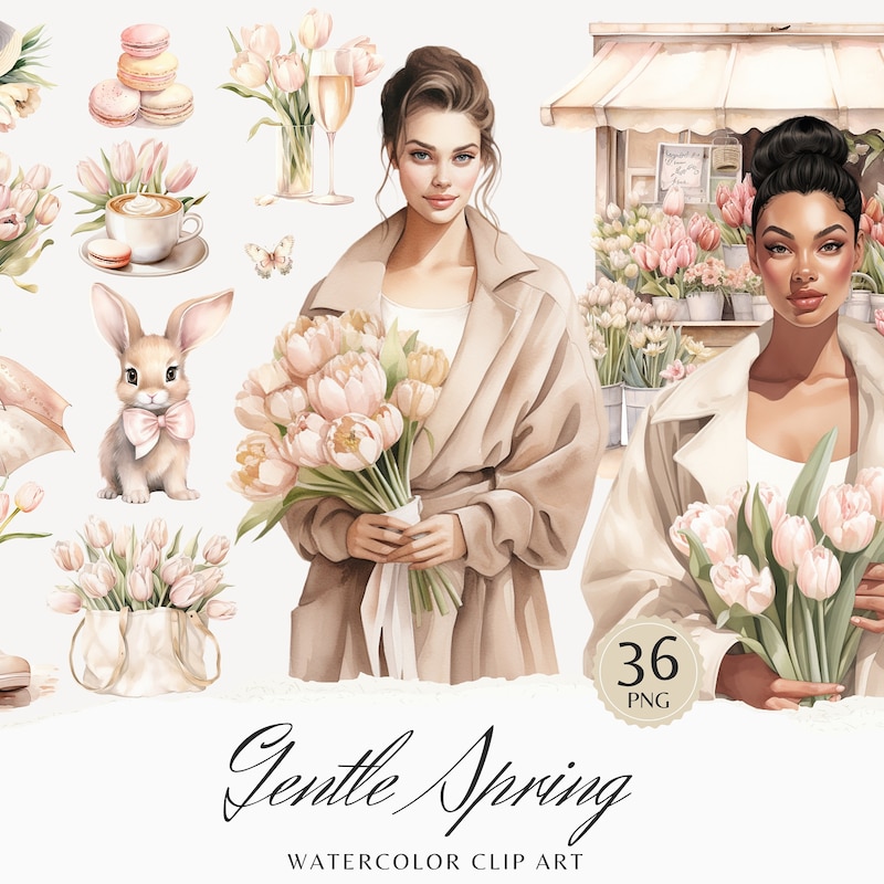 Spring Clip Art - Etsy