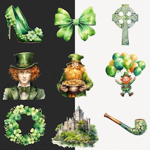 Watercolor St.patrick’s Day Clipart, St.patrick’s Day PNG, Irish Clip ...