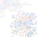 Watercolor Pink and Blue Flowers Clipart, Pastel Floral Clip Art ...