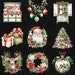 Watercolor Christmas PNG Clipart Bundle Images, Classic Christmas ...