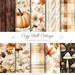 10 Seamless Watercolor Cozy Fall Patterns, Autumn Leaves, Floral ...