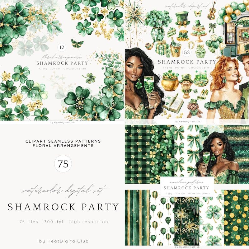 Ireland Clipart Stickers - Etsy