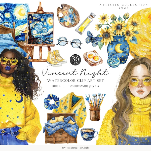 Van Gogh Design Tshirt - Etsy