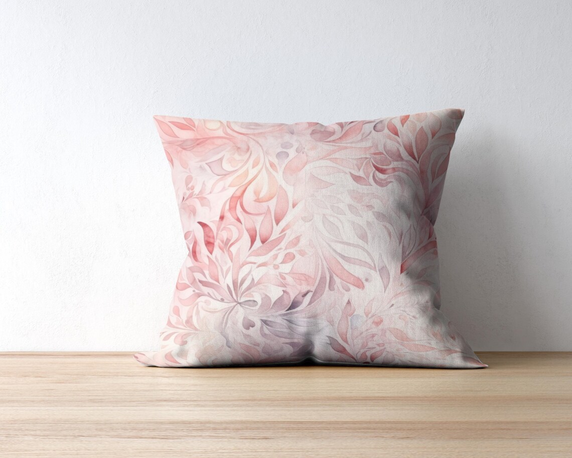 6 Seamless Soft Pink Watercolor Flowers Patterns JPEG - Etsy