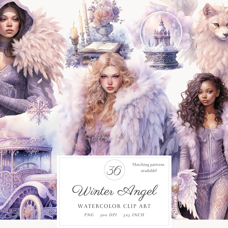 Snow Angel Clipart - Etsy