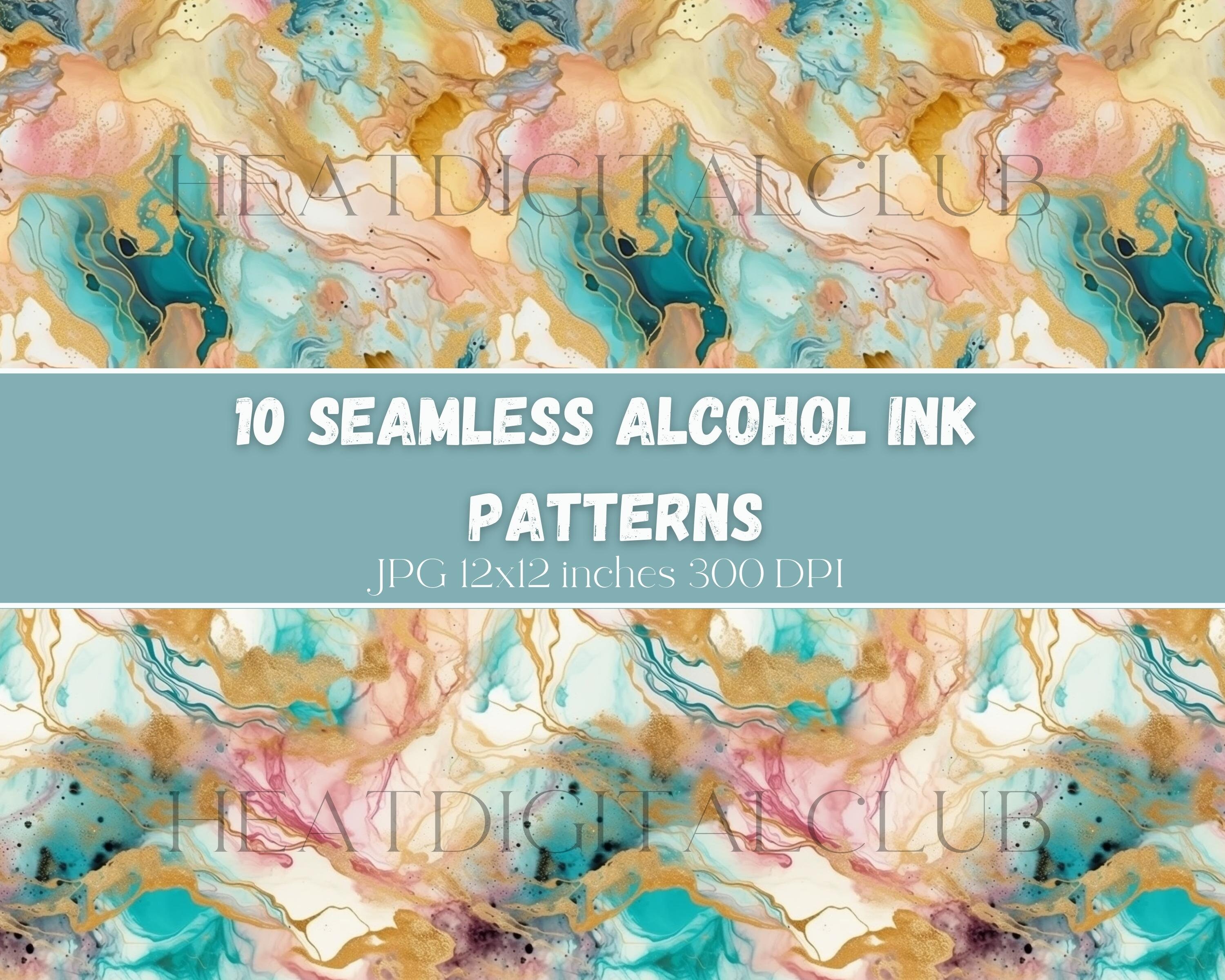 10 Seamless Alcohol Ink Pastel Patterns JPEG Digital - Etsy
