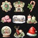 Watercolor Christmas PNG Clipart Bundle Images, Classic Christmas ...