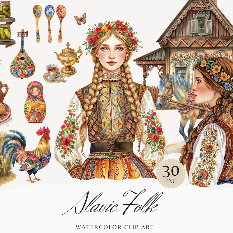 Russian Folk Art - Etsy