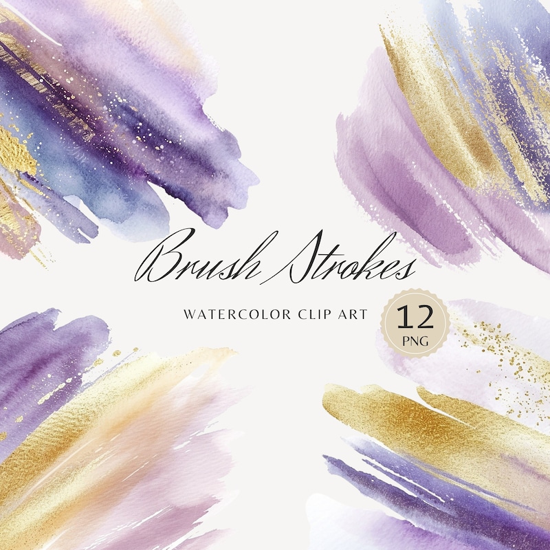 Watercolour Strokes - Etsy