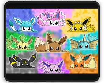 LED Colourful Eevee Eeveelutions Gaming Mouse Pad - Etsy