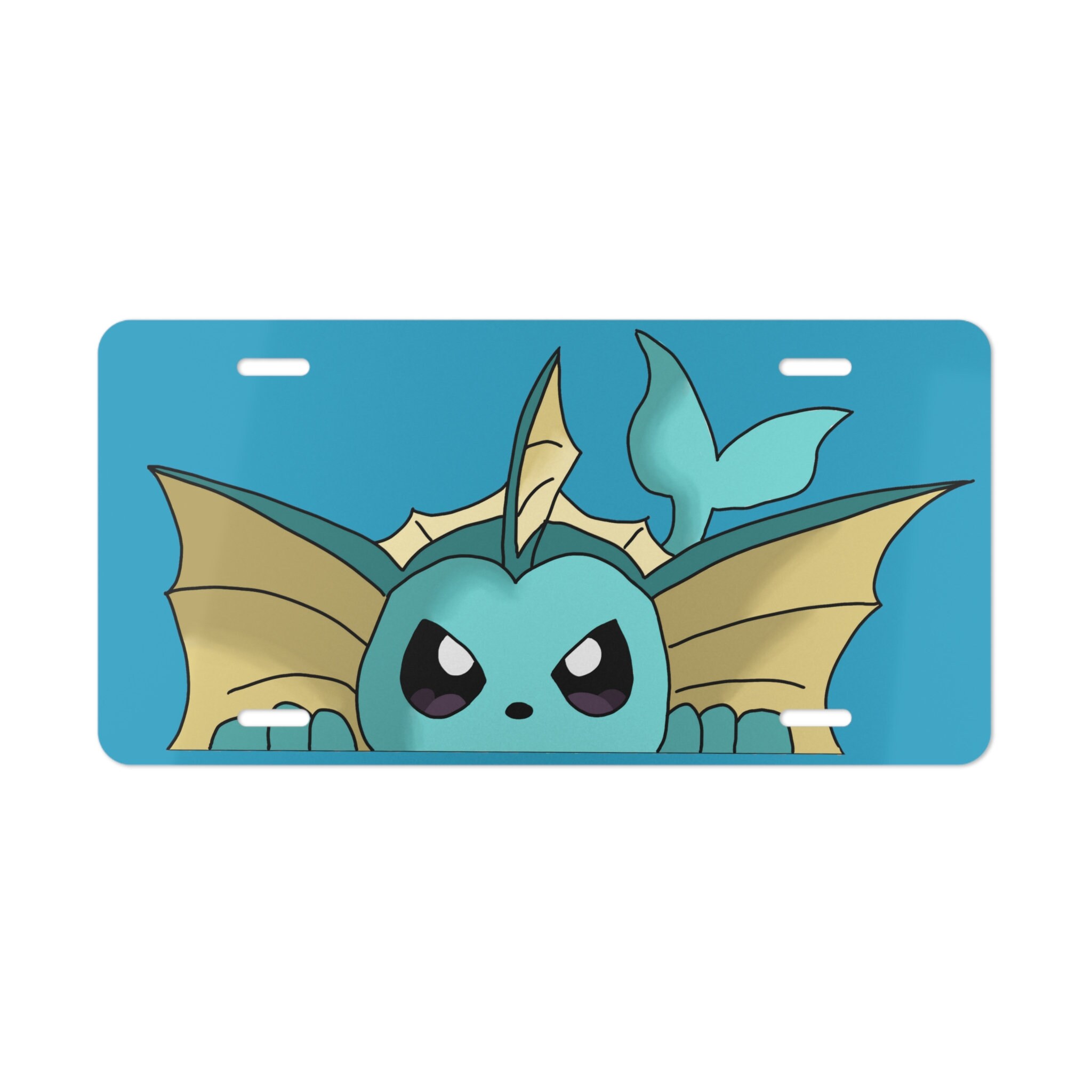 VAPOREON VANITY PLATE Pokemon License Plate Pokemon Car Accessory Cool ...