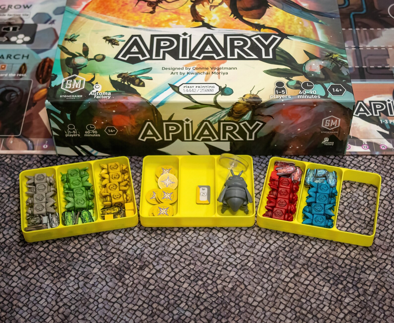 Token/component Trays for the Apiary Boardgame - STL Files (no Physical ...