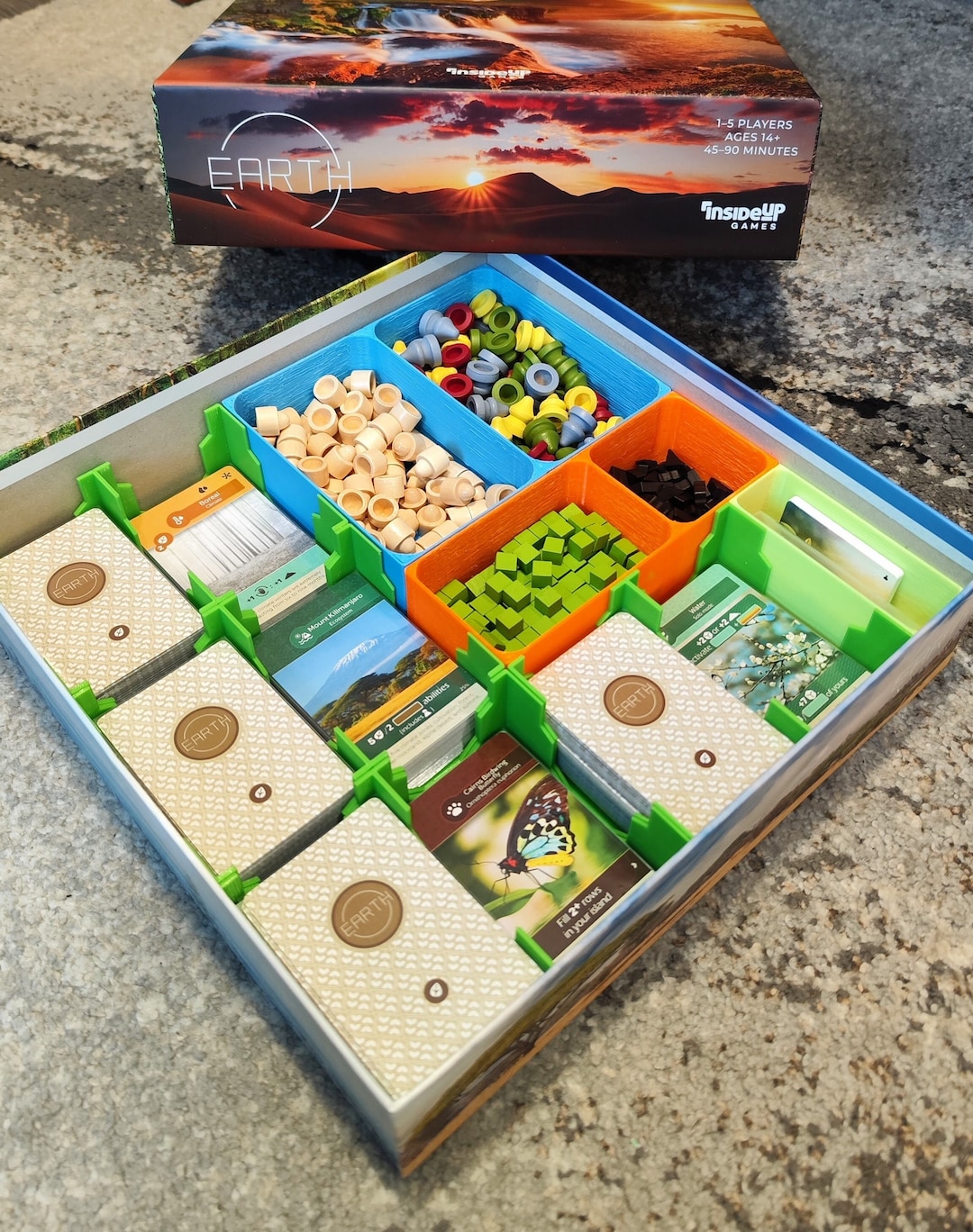 Earth Boardgame Insert - STL Files (no Physical Components). - Etsy