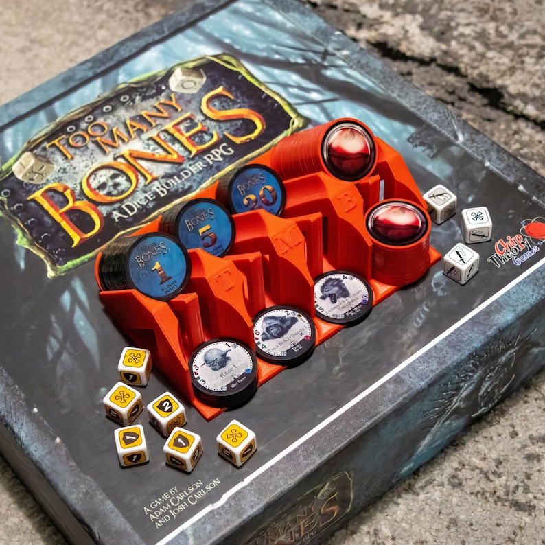 Baddies Chip Tray for Too Many Bones Boardgame - STL Files (no Physical ...