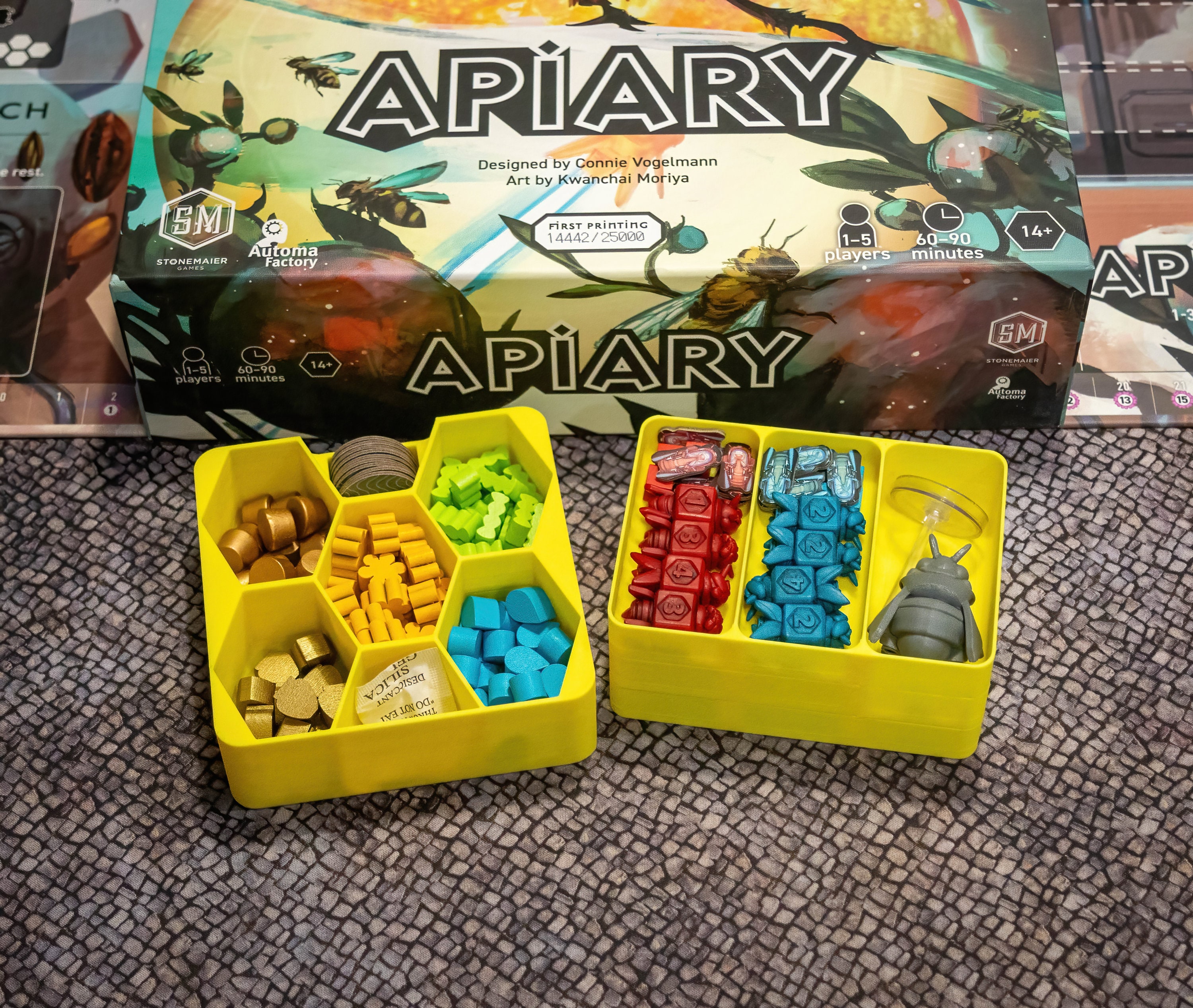 Token/component Trays for the Apiary Boardgame - STL Files (no Physical ...