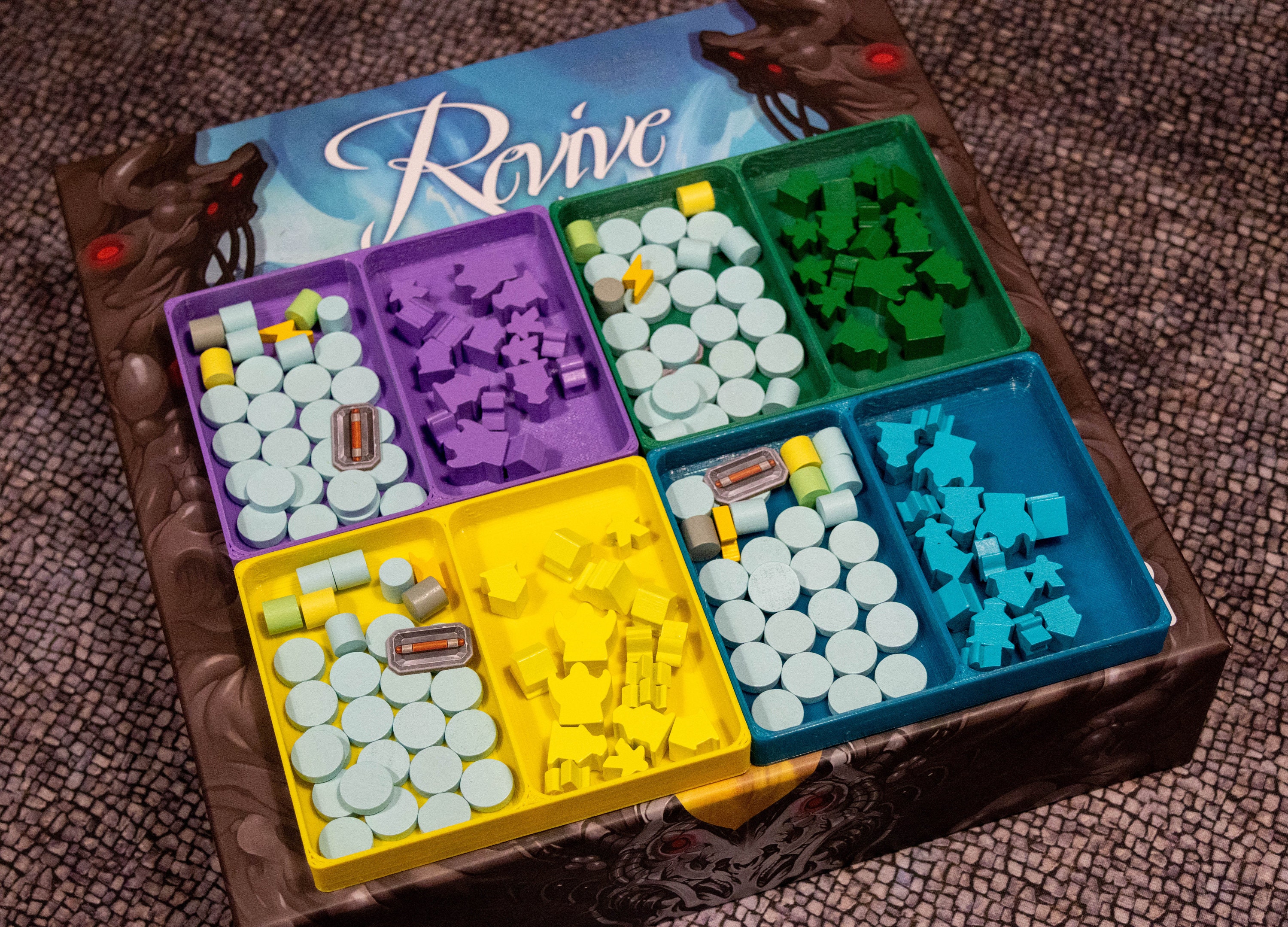 Revive Boardgame Insert/organizer - STL Files (no Physical Components). - Etsy