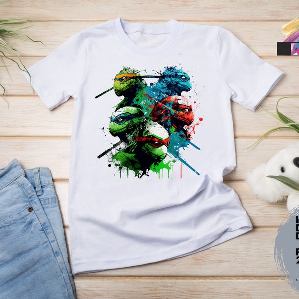 Ninja Turtle Clipart - Etsy