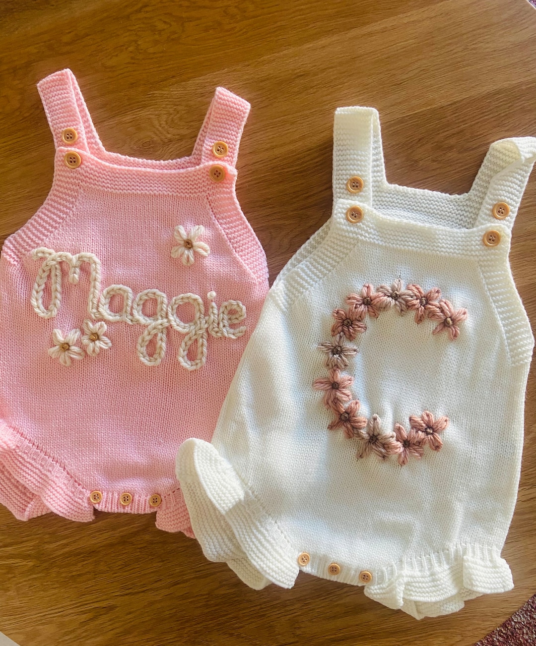 Personalized Embroidered Baby Clothing - Etsy