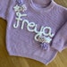 Personalized Embroidered Floral Baby Jumpers - Etsy