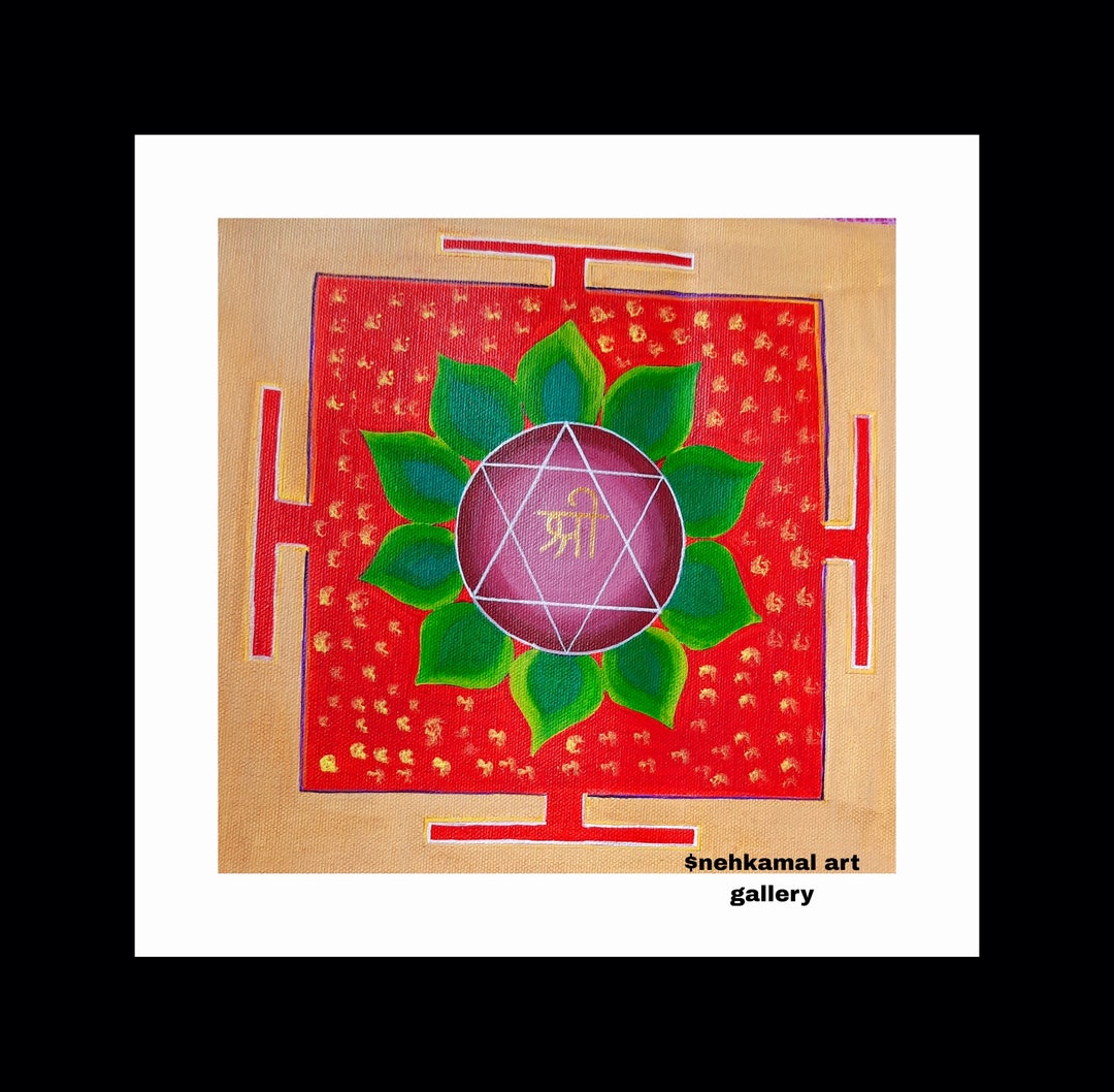 Blessed & Energized Shri Maha Lakshmi Yantra Powerful Yantra sri ...