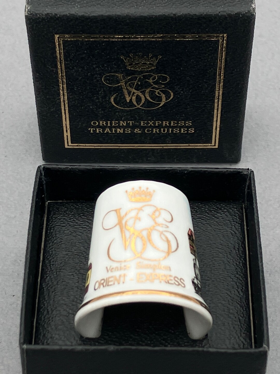 Vintage Orient Express English Fine Bone China Thimble Including ...
