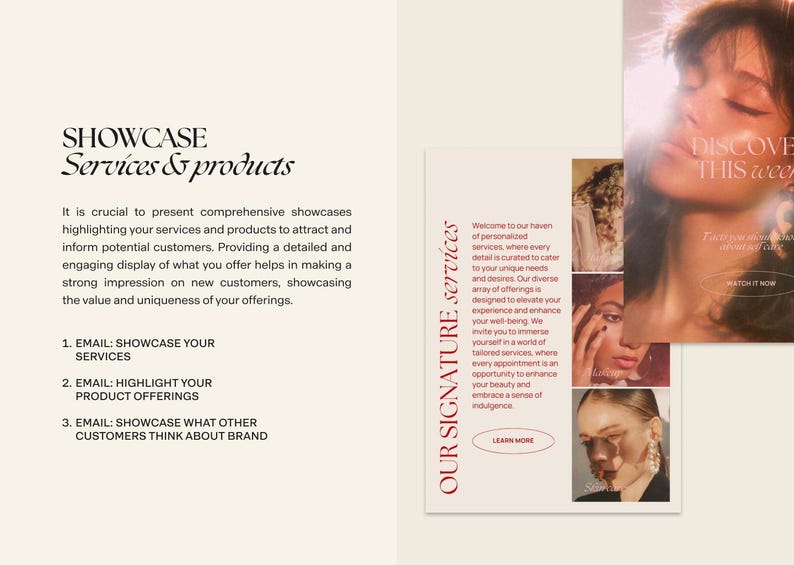 Beauty Email Template, Esthetician Email Templates, Newsletter Template ...