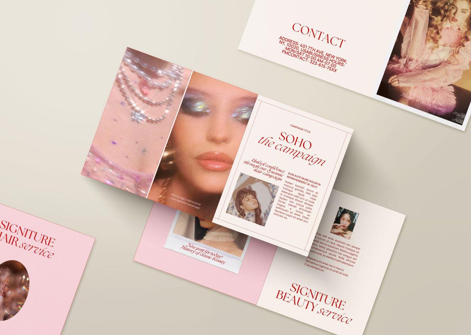 Portfolio Template for Stylists Minimalist Canva Template Creative ...