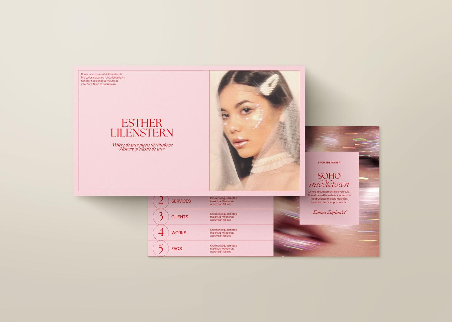 Portfolio Template for Stylists Minimalist Canva Template Creative ...